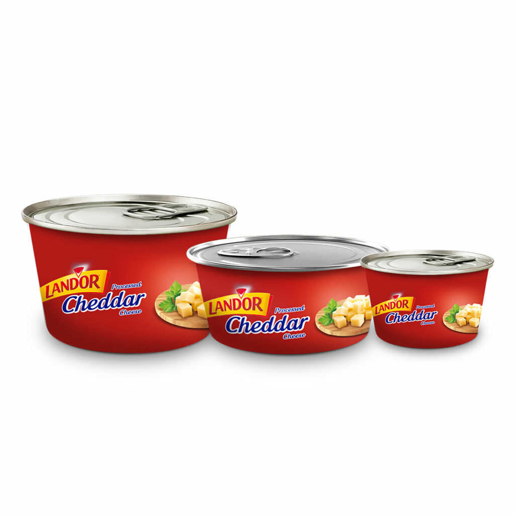 Landor Cheddar Tins - LANDOR GROUP