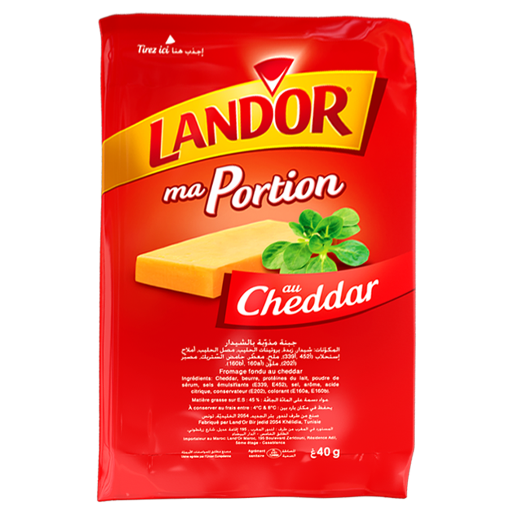 Cheddar 40g Land'or - LANDOR GROUP